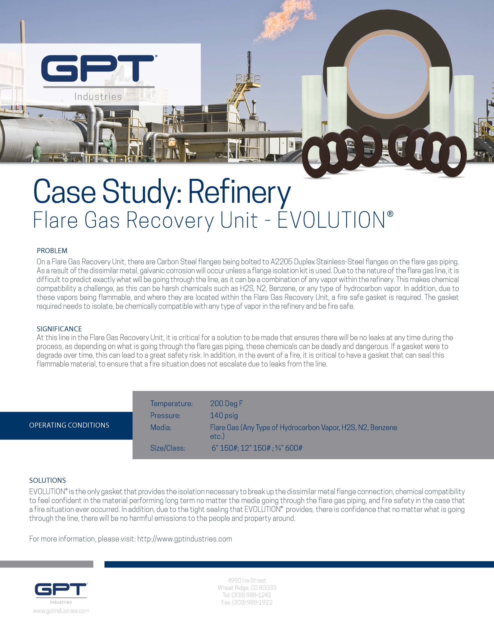 Case Study: Pikotek® VCXT™ - Refinery | GPT Industries